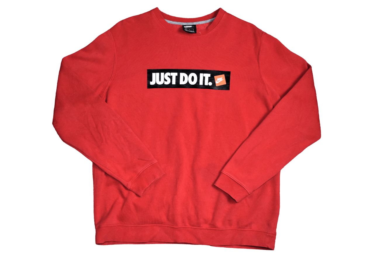Nike Nike Just Do It Red Crew Neck | Grailed