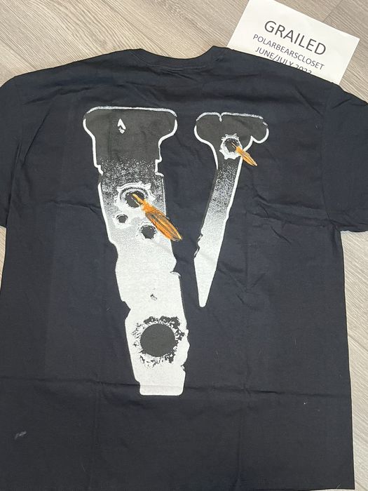 Vlone Vlone Pop Smoke Hawk em Tee | Grailed