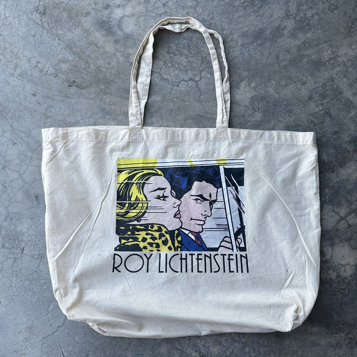 Uniqlo RARE‼️ UNIQLO X POP ART ANDY WARHOL AND ROY LICHTENSTEIN TOTE ...