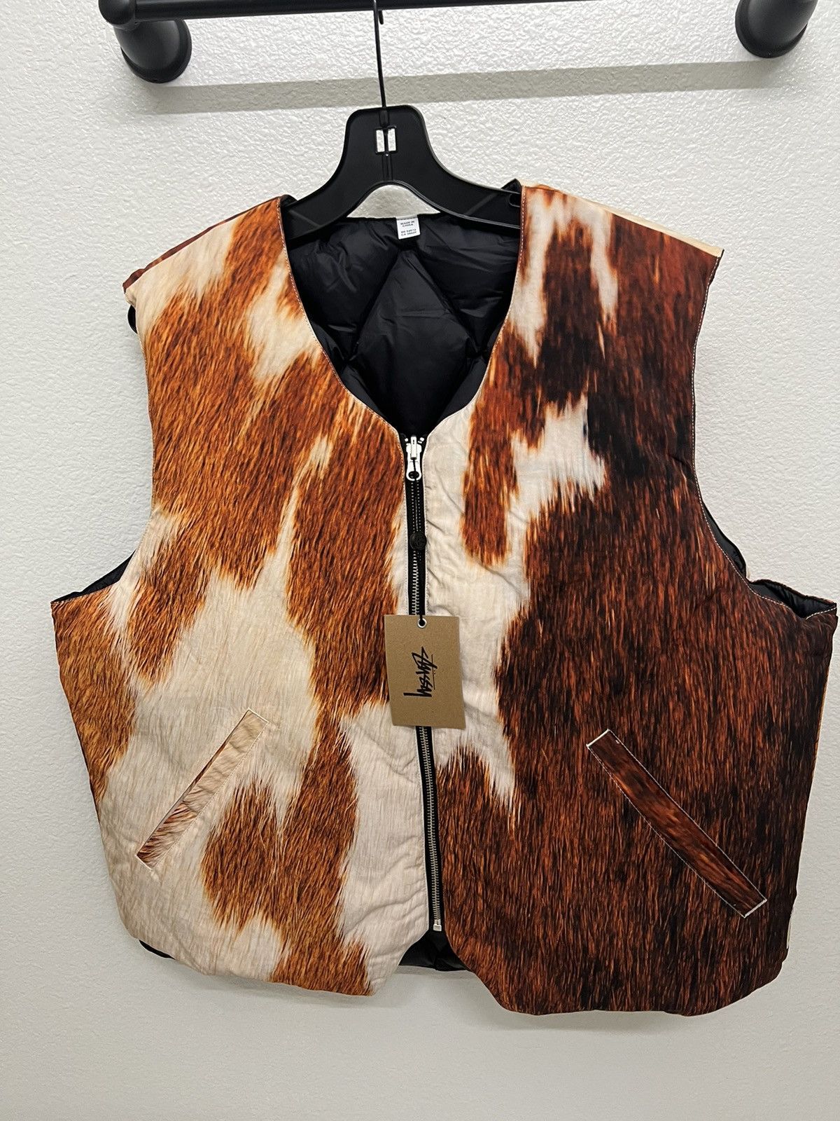 Stussy Stussy Reversible Quilted Cowhide Vest | Grailed