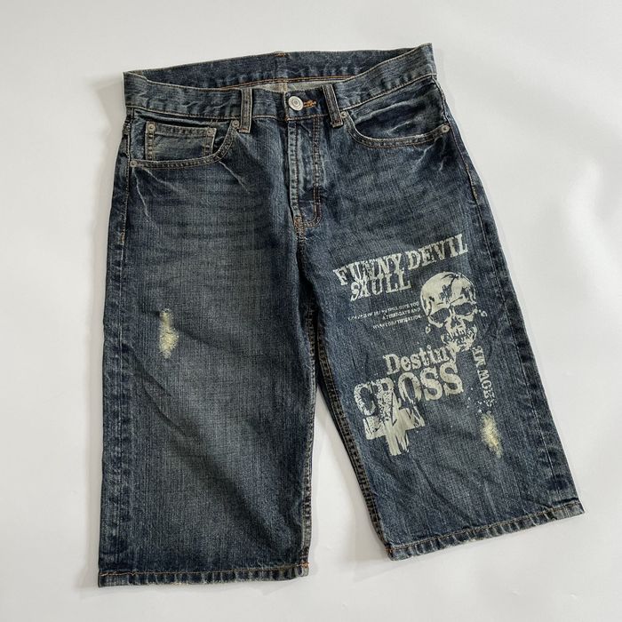 Hysteric Glamour VINTAGE SKULL JORTS HYTERIC JAPAN | Grailed
