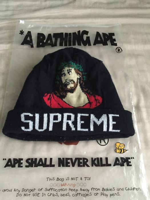 Supreme Supreme Jesus beanie | Grailed
