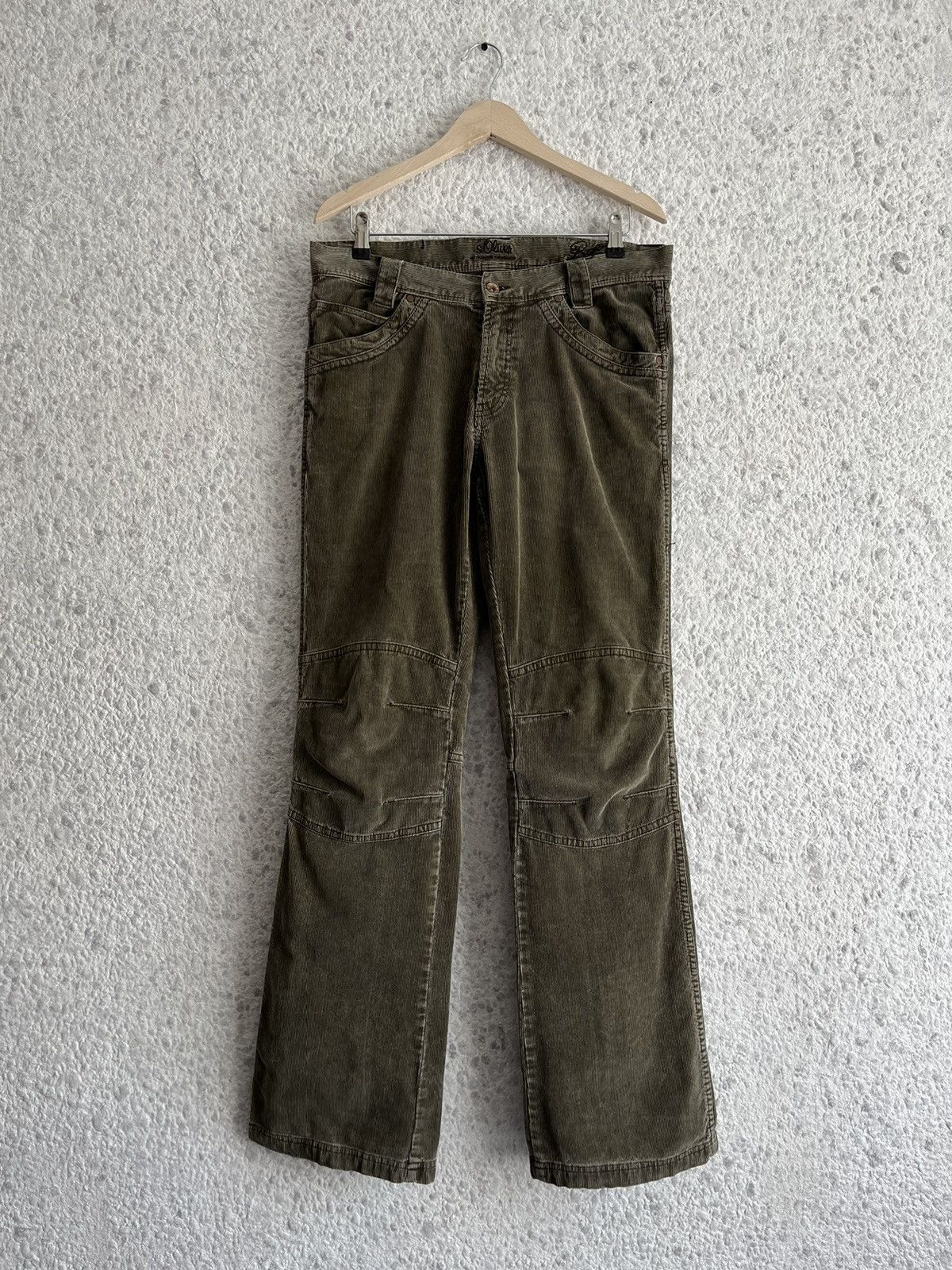 Avant Garde × Japanese Brand × Vintage VINTAGE CORDUROY FLARED PANTS Y2K SM033 | Grailed