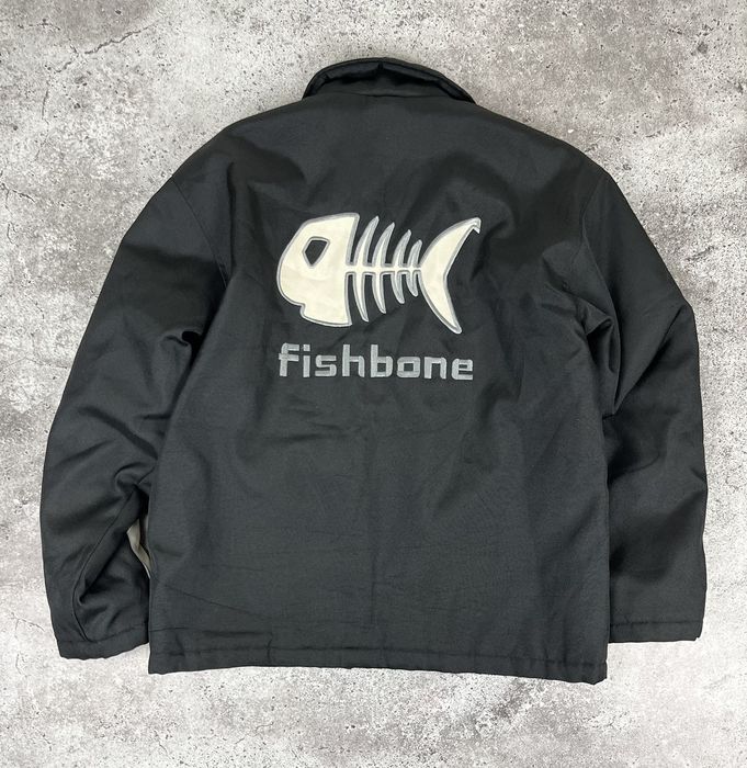 Vintage Fishbone Vintage Big Logo Bomber Jacket | Grailed
