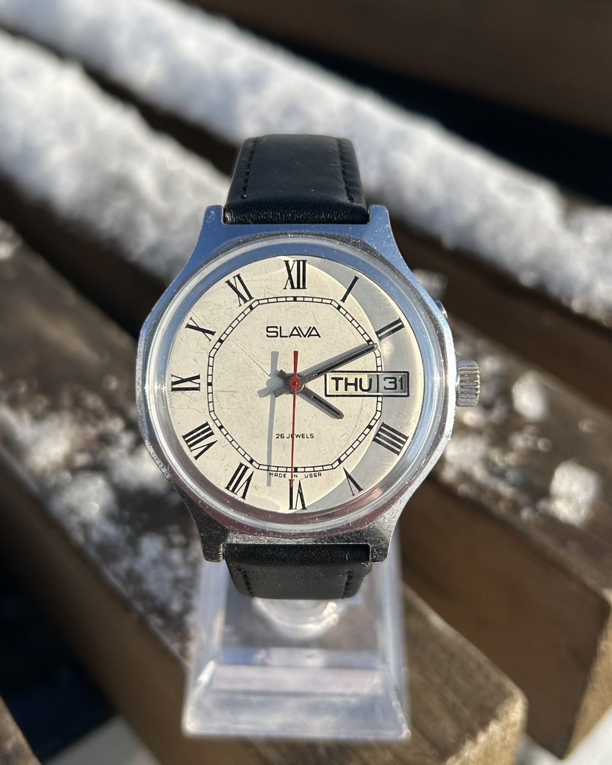 Other Vintage Soviet Watch Slava USSR Mechanical Wristwatch 1980s | Grailed