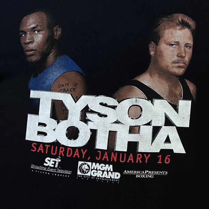 Vintage Vintage 90’s Mike Tyson vs. Francois Botha PPV Boxing Tee | Grailed
