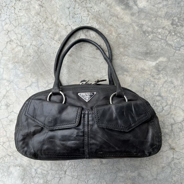Prada RARE‼️ AUTHENTIC PRADA LEATHER BAG | Grailed