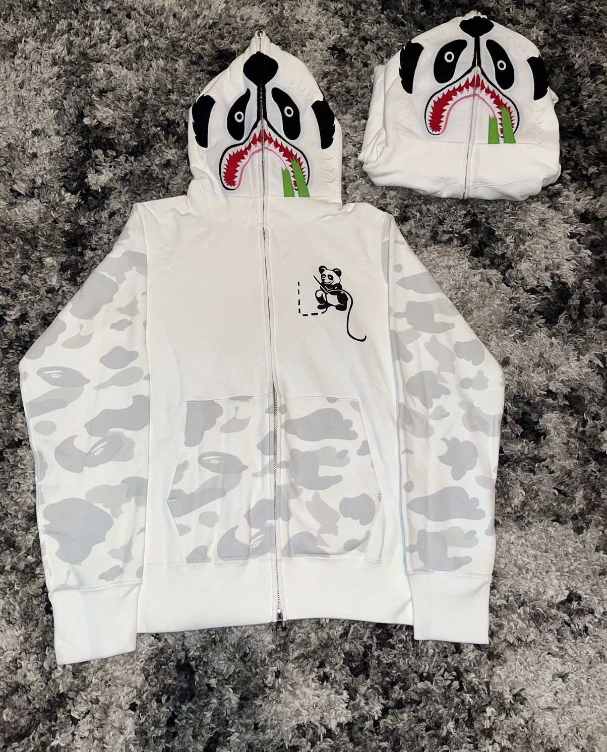 Bape Bape City camo Panda Hoodie | Grailed