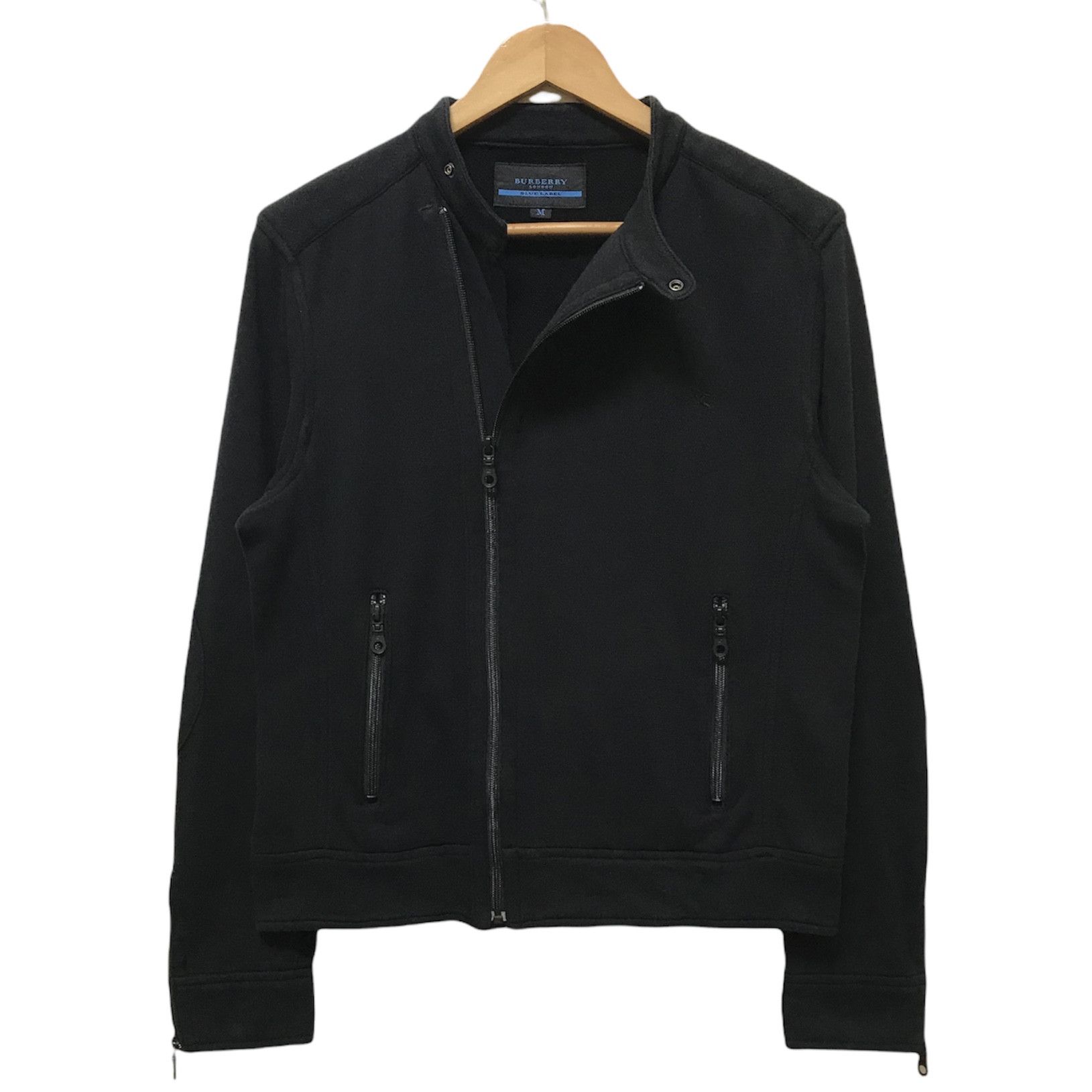 Burberry Burberry London Blue Label Biker Jacket Style Zip Sweater M ...
