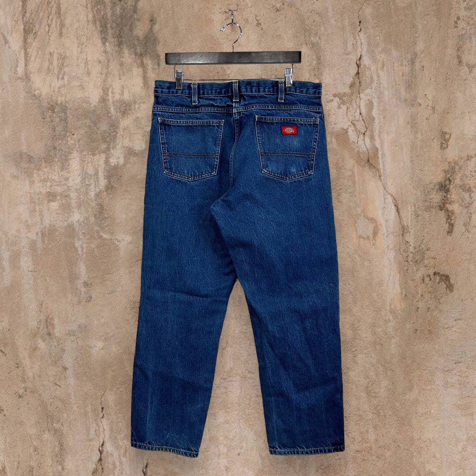 Vintage Dickies Jeans Medium Wash Work Wear Denim Red Label | Grailed