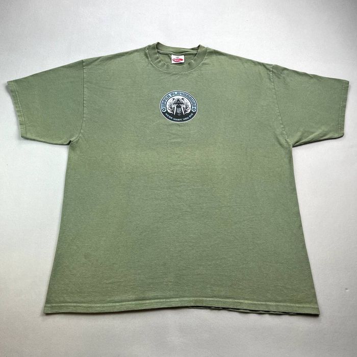 Vintage Vintage Upper Playground T-Shirt XXL Green Walrus Skater 90s ...