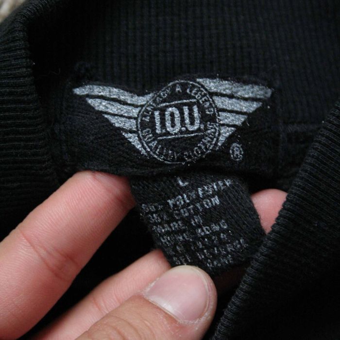 Vintage 1990 IOU Mockneck Sweatshirt | Grailed