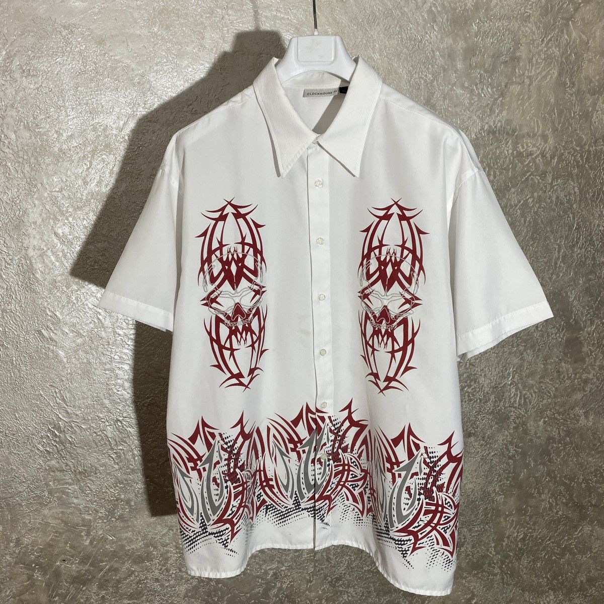 Avant Garde × Tribal Street Wear × Vintage Y2K 2000s Tribal Crazy Shirt ...