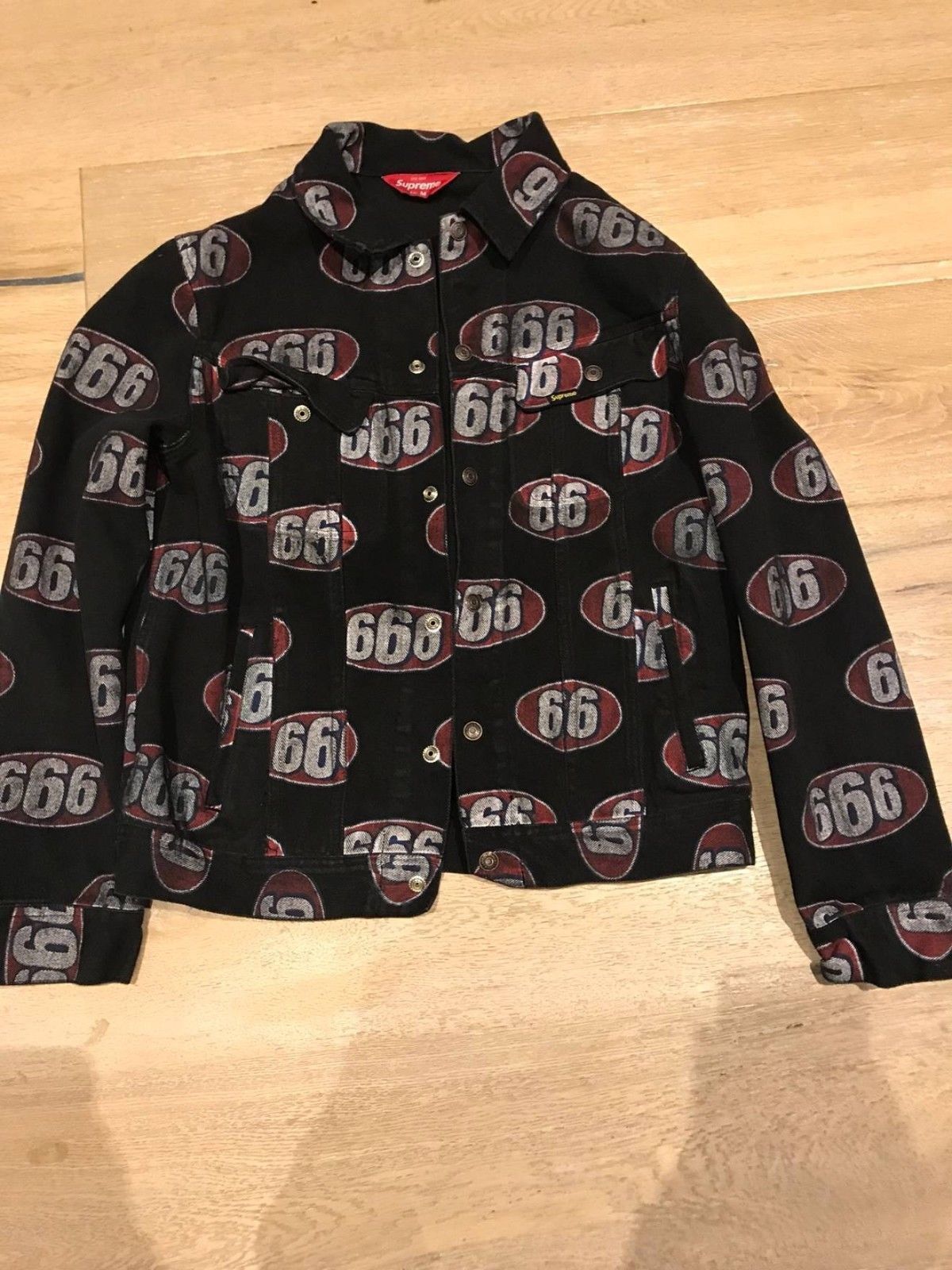Supreme SUPREME DENIM Trucker Jacket BLACK SIZE MEDIUM route 666 | Grailed