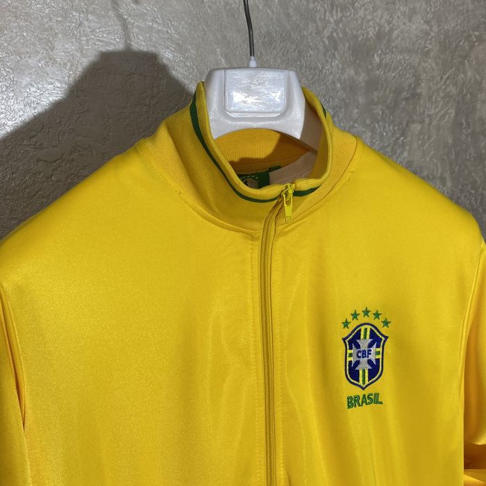 Vintage Blokecore Brasil 2000s vintage track top football jacket y2k ...