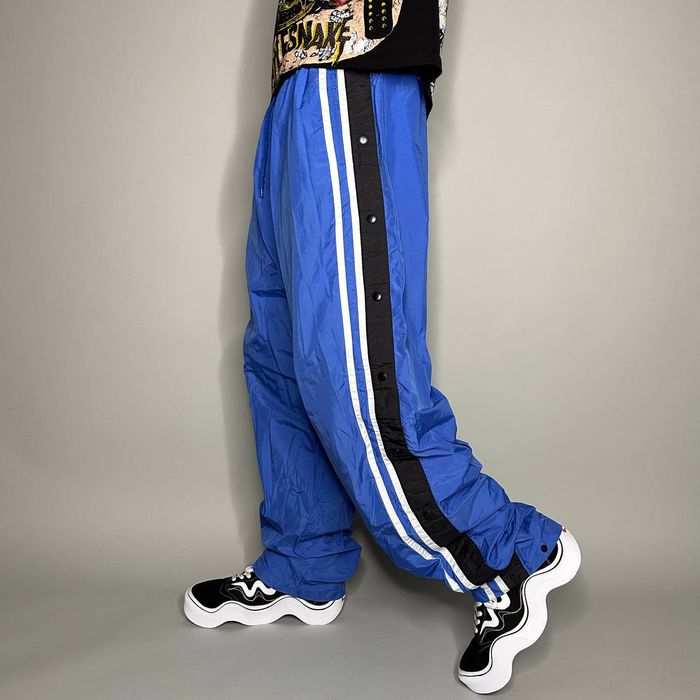 Vintage Vintage Breakaway Track Pants Royal Blue Sweatpants 90s | Grailed