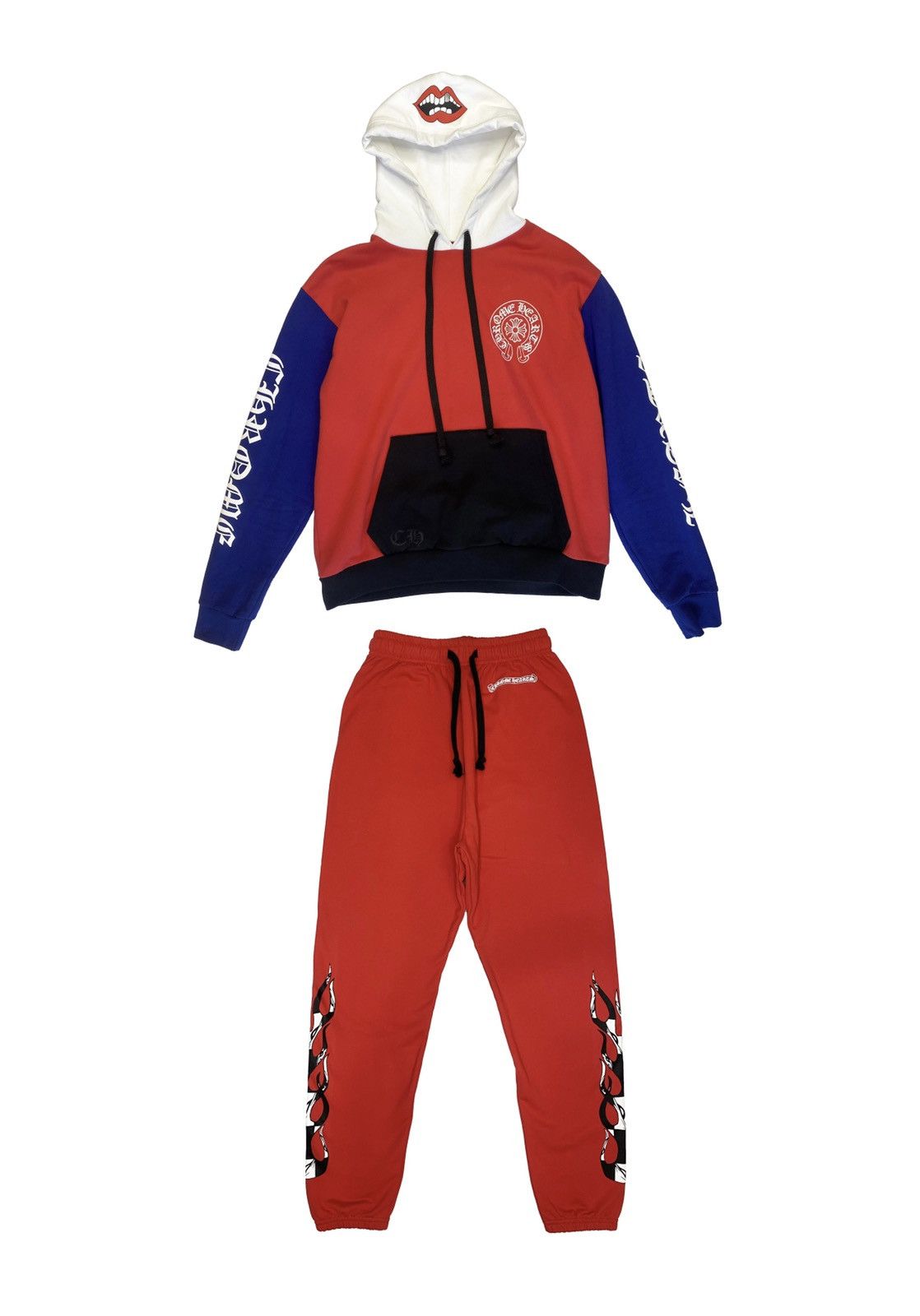 Chrome Hearts Chrome Hearts Matty Boy Blue Red White Tracksuit | Grailed