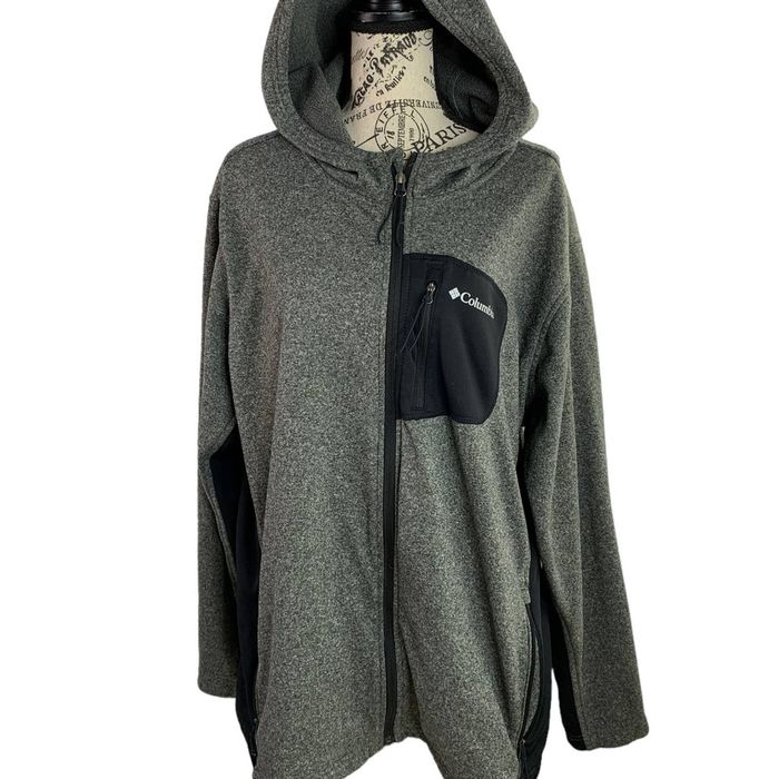 Columbia Columbia Sportwear Mens Hooded Jacket Zip Front Polyester XL ...