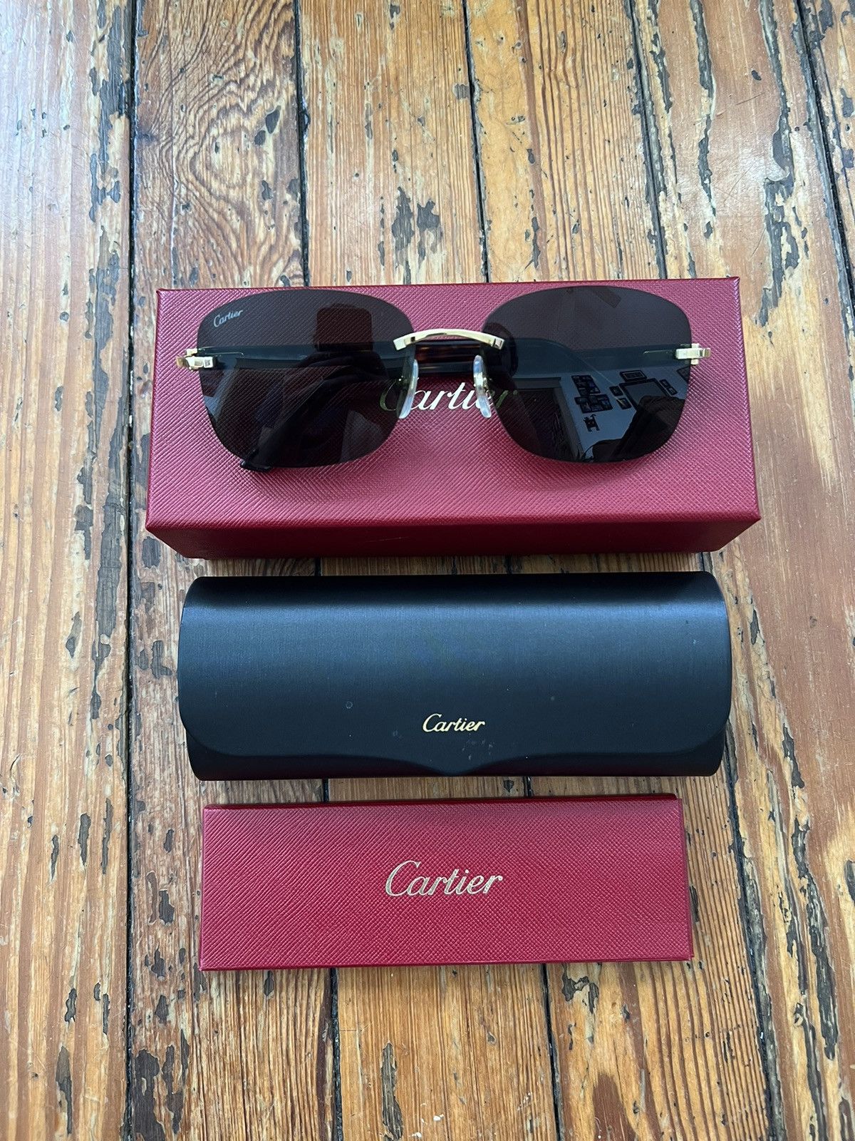 Cartier Rimless Glasses | Grailed