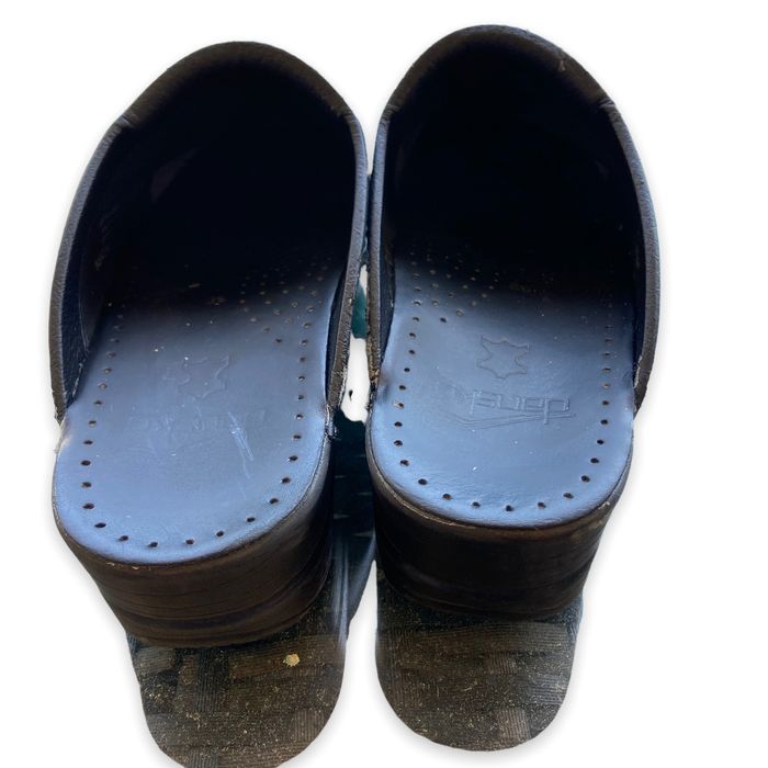 Other Dansko Womens Shoes Size 38 Open Back Solid Black Clogs | Grailed