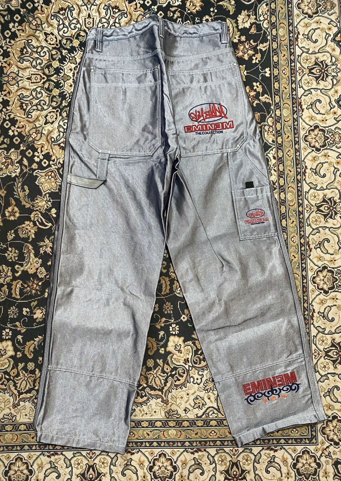 Eminem × Vintage NOS Vintage Bootleg Eminem Baggy Pants | Grailed