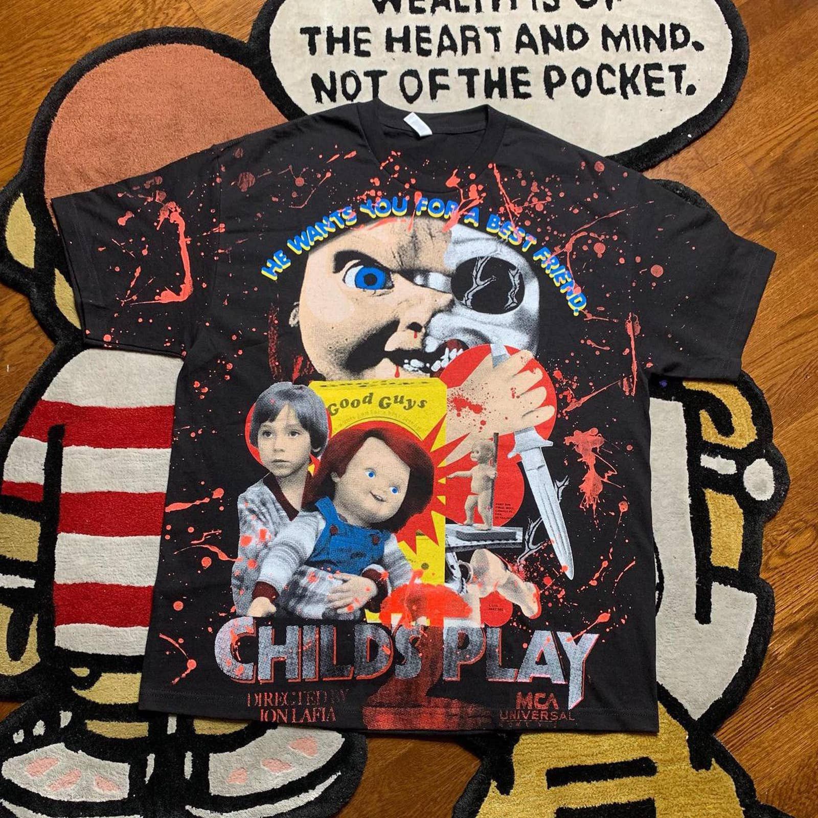 Vintage Backstock Co Modern Chucky Child’s Play Boot Graphic T-shirt ...