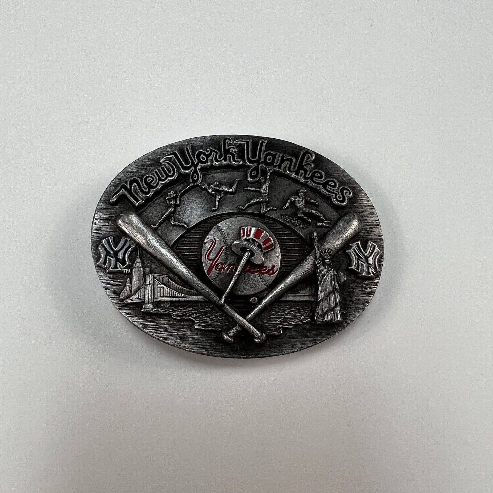MLB Vintage 1990 New York Yankees Belt Buckle Pewter /10,000 | Grailed