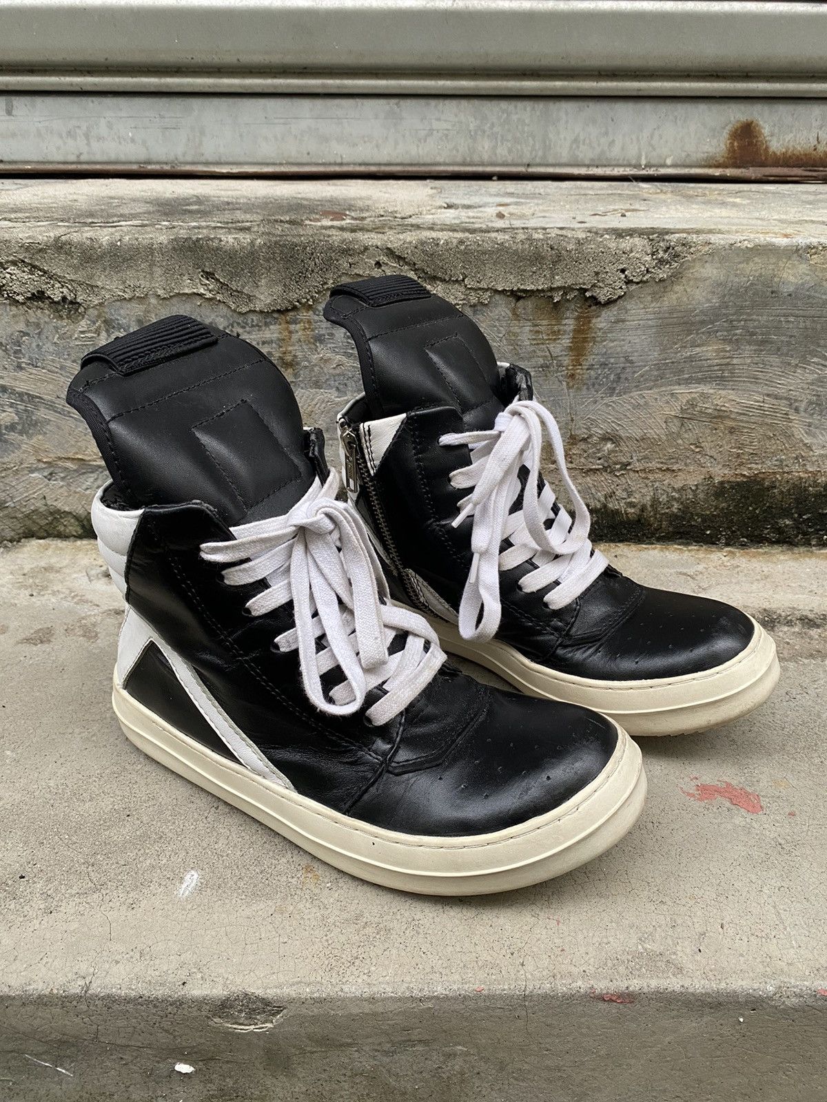 Designer × Rick Owens Rick Owens geobaskets | Grailed