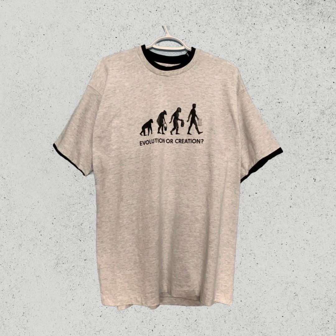 Vintage Vintage Human Evolution Graphic T-Shirt | Grailed
