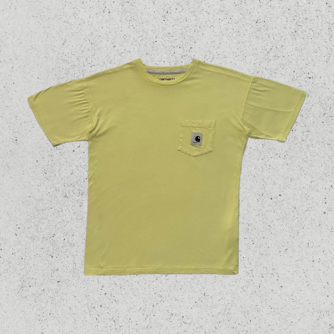 Carhartt Wip × Streetwear Carhartt WIP Women’s Yellow Pocket T-Shirt ...