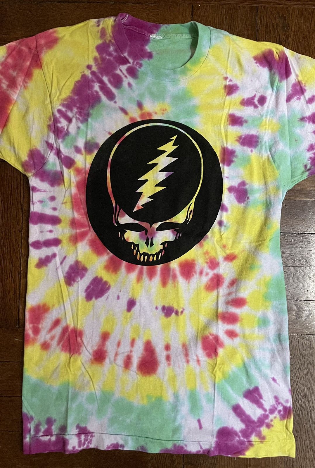 Vintage Vintage Grateful Dead Tie Dye T Shirt - 80s Parking Lot Tee ...