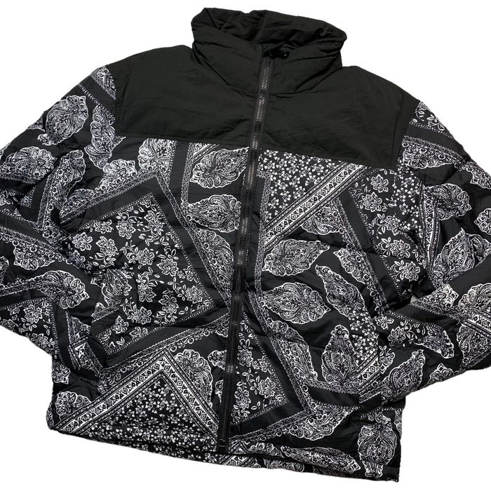 Zara Zara Bandana Paisley Down Jacket Puffer | Grailed