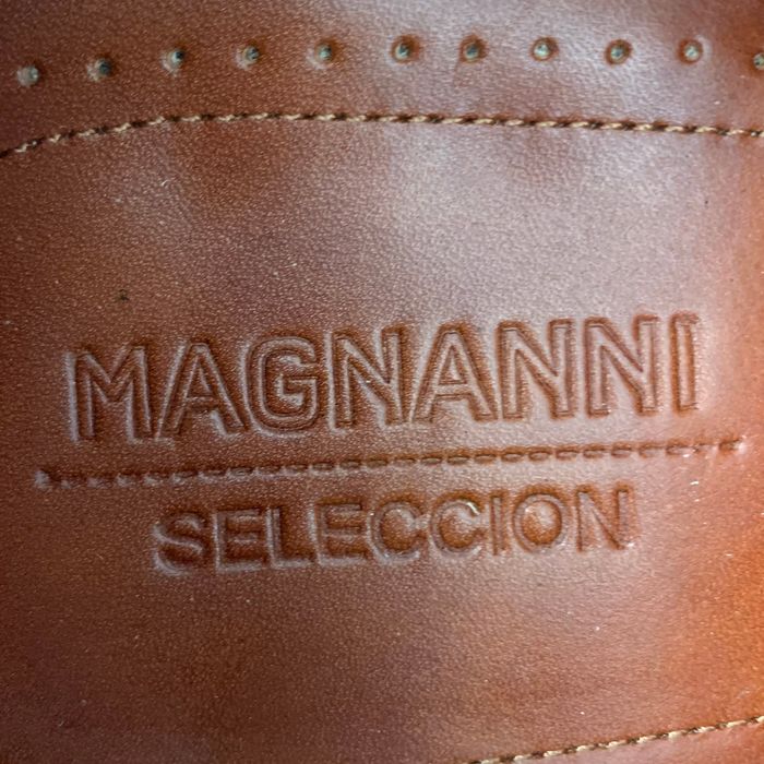 Magnanni SELECCION Black Leather Monk Strap Loafers | Grailed