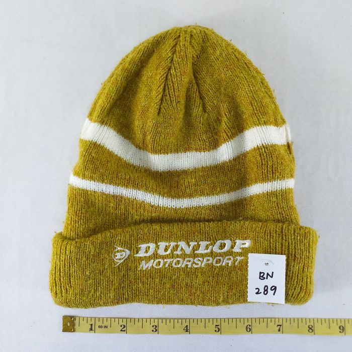 Sportswear Dunlop Motorsport Stripes Snow Cap Hat Beanie -BN289 | Grailed