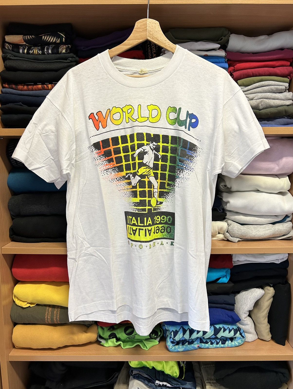 Fifa World Cup × Unlimited Italia × Vintage FIFA World Cup Vintage T-shirt Italia 1990 Rare ...