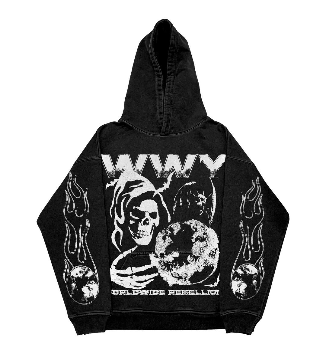Streetwear × Worldwide Youth WWY REBELLION HOODIE | Grailed