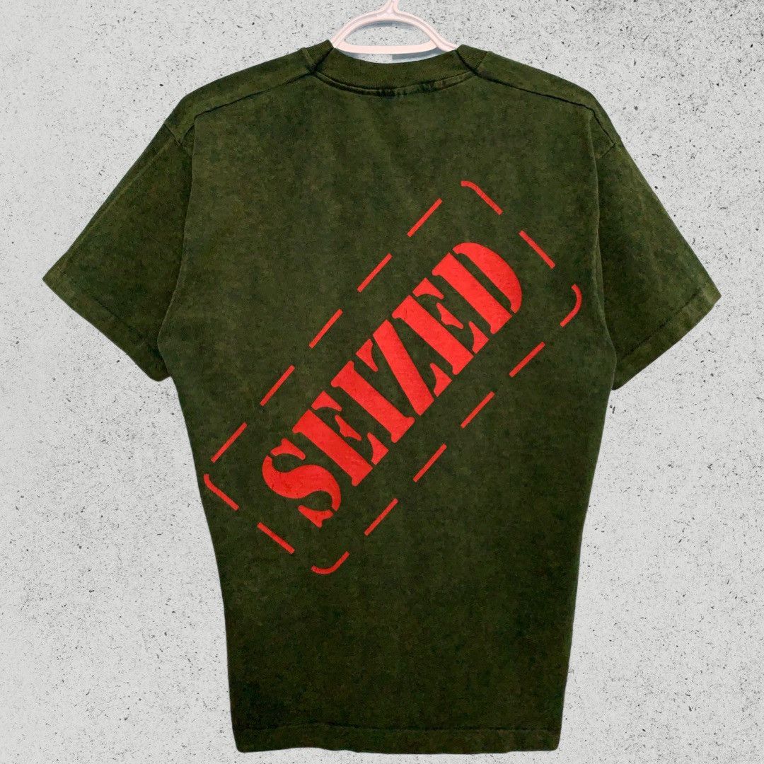 Vintage Vintage Faded Weed Seized Graphic T-Shirt | Grailed