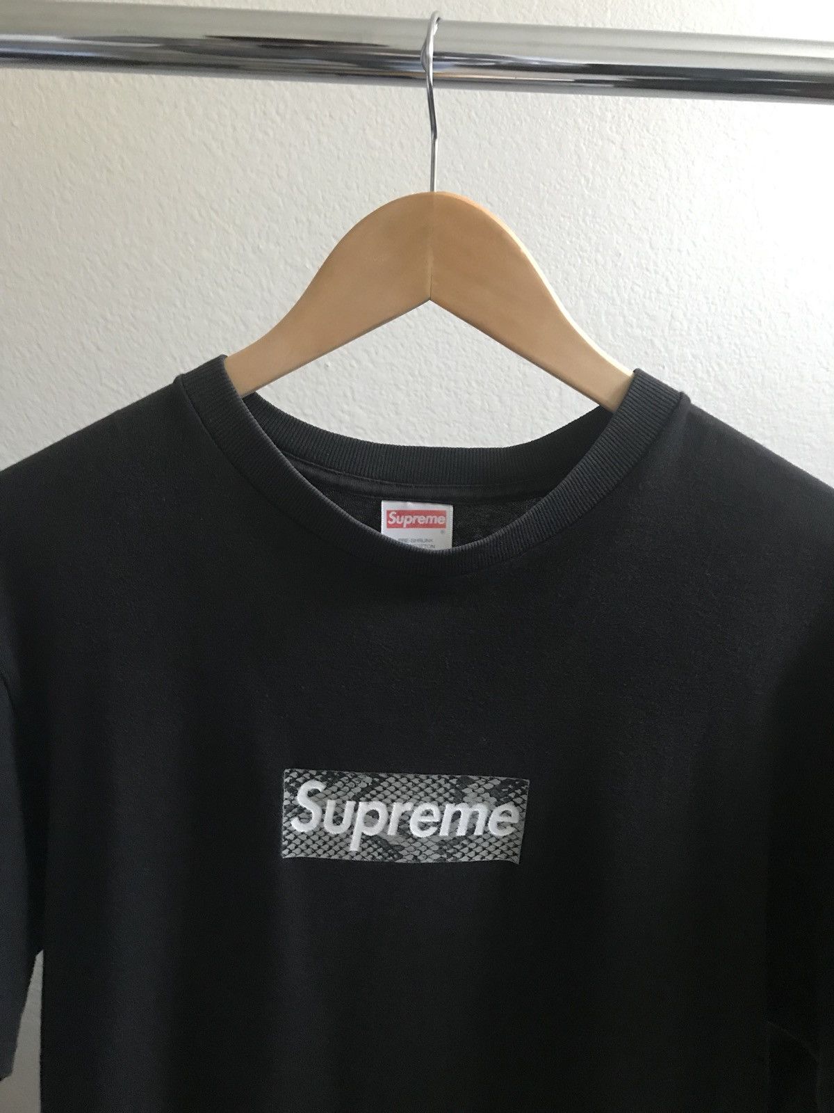 Supreme Harajuku Snake Skin Box Logo | Grailed