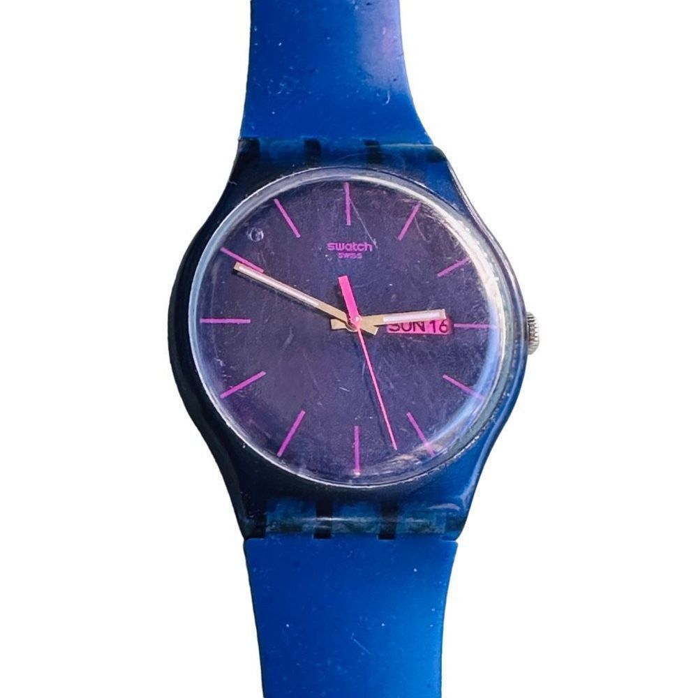 Swatch SWATCH Royal Blue Rebel Watch Swatch SUOZ702 2011 NewGent 41 ...