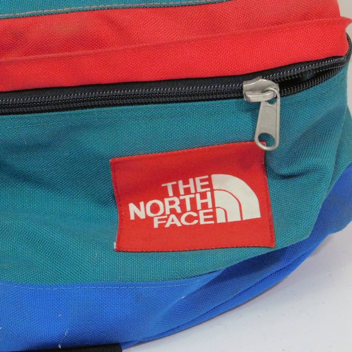 The North Face North Face Backpack Green Red Blue Zipper Divider | Grailed