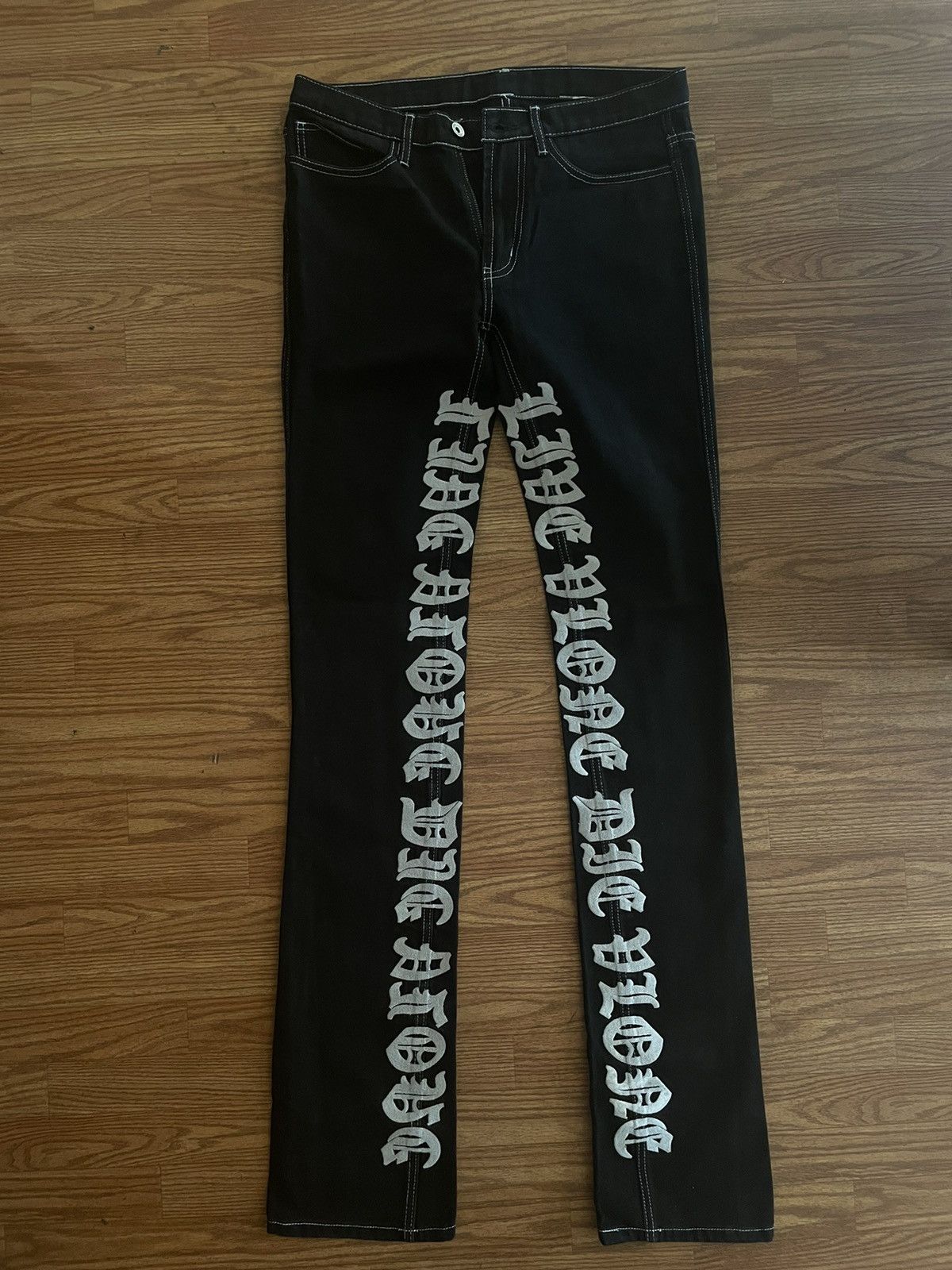 Vlone Vlone Old English Jeans | Grailed