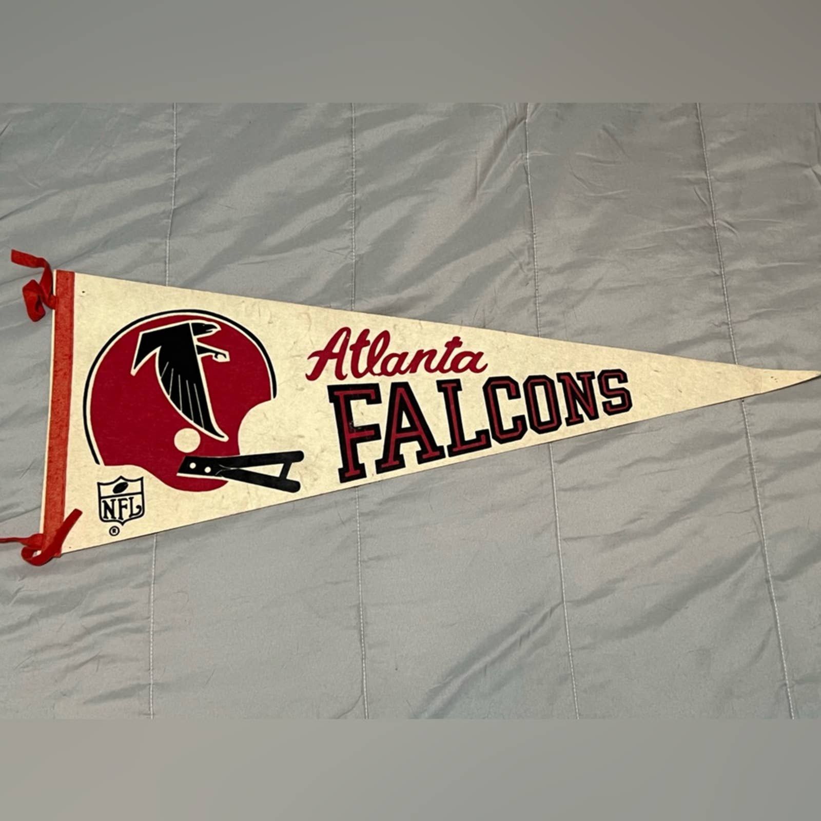 NFL NFL Atlanta Falcons Vintage Circa 1967 2 Bar Helmet Pennant | Grailed