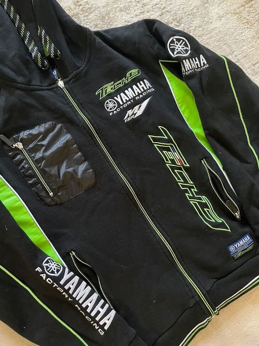 Vintage Vintage Yamaha Factory Racing Zip-Up Y2K Hoodie | Grailed