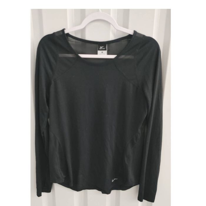 Nike Nike Dri-Fit Top Thumb Holes Vented Sheer Medium Black | Grailed