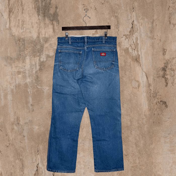 Vintage Dickies Work Jeans Homemade Patchwork Medium Wash Red Label ...