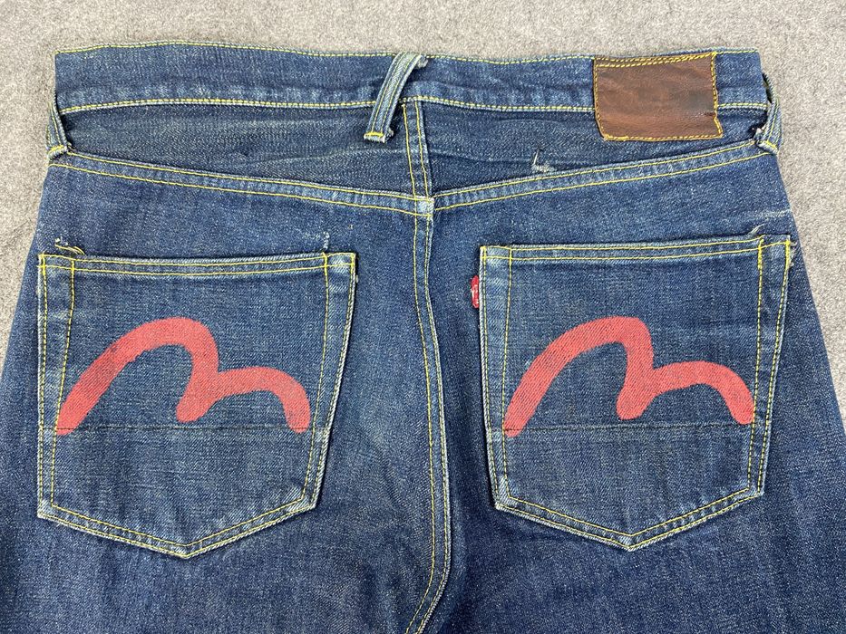 Vintage Redline Blue Vintage Evis Denim Jeans 32x30 - JN3366 | Grailed