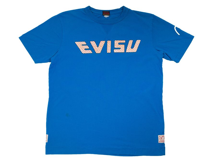 Evisu Fish Logo Shirt Japanese Street 90s Y2K Bape Tee XL JDM Kith | Grailed