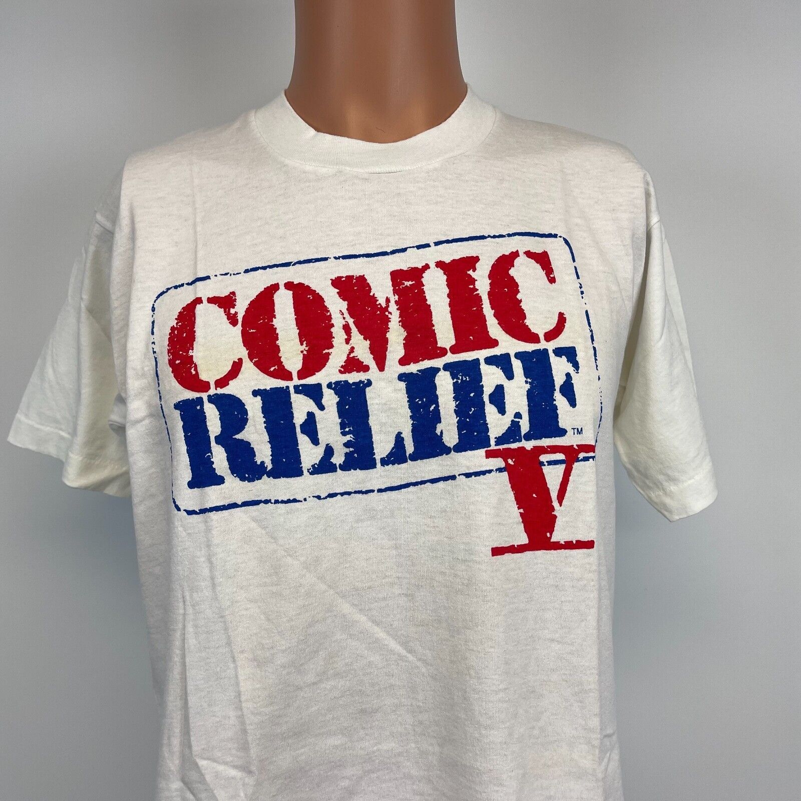 Screen Stars Comic Relief V Charity Show Single Stitch T Shirt Vtg 90s ...