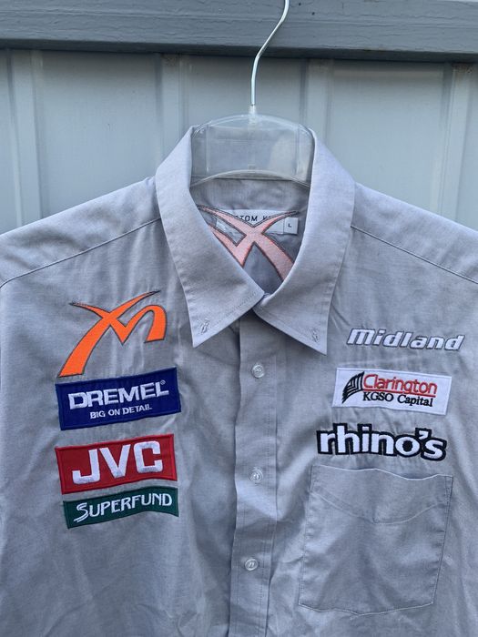NASCAR Vintage Nascar Racing Button UP Shirt F1 | Grailed