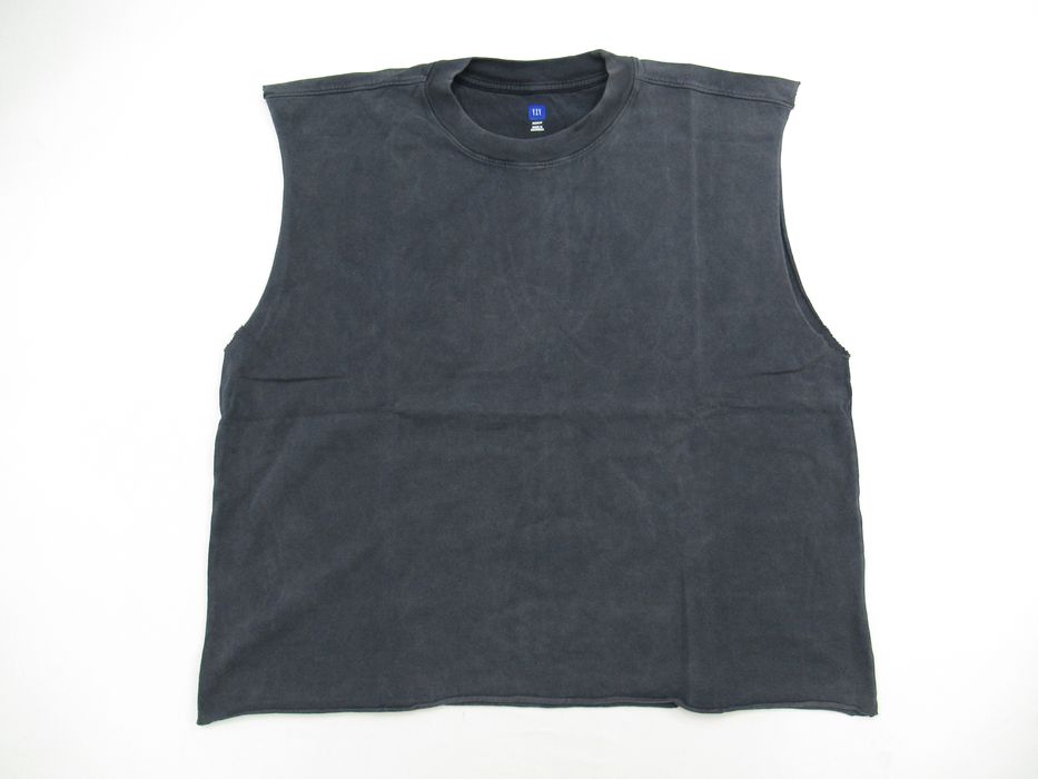 Gap Yeezy Gap Crop Tank Top Mens Size M New Poetic Black | Grailed